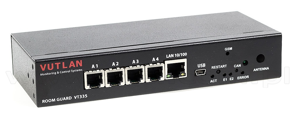 IP Monitoring » Environment Monitoring Unit, MINI; 4x analog; 1x CAN ...